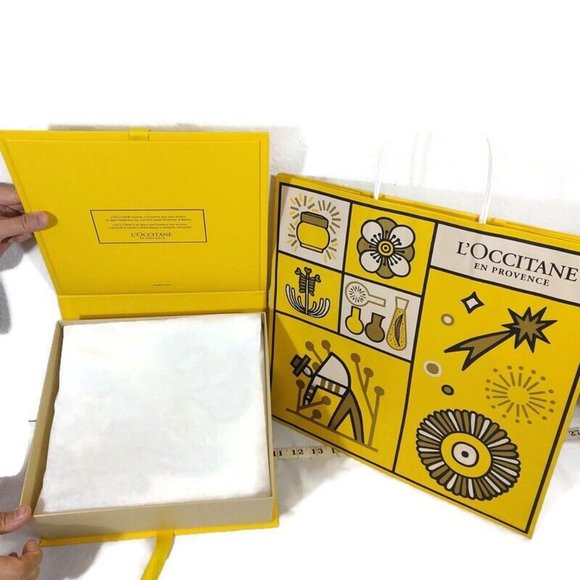 L'OCCITANE | Party Supplies | Loccitane Holiday Yellow Medium Empty ...